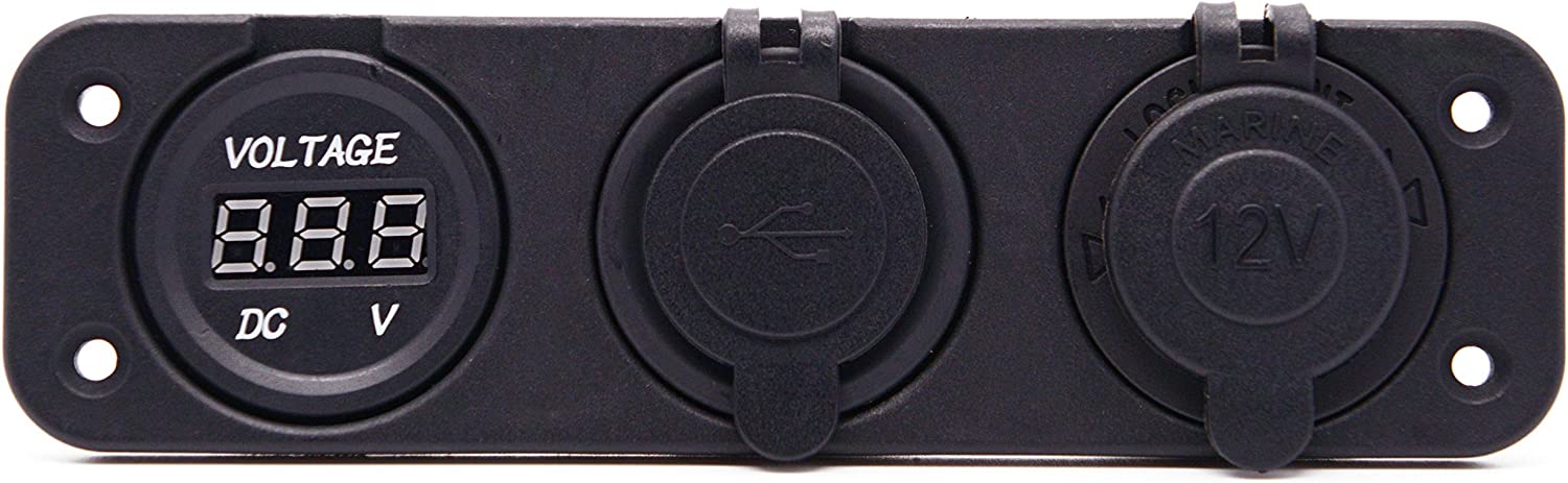 12V Outlet Charger Socket Panel - Intu 4x4